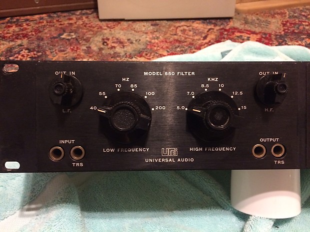 Universal Audio Urei 550 filter EQ | Reverb
