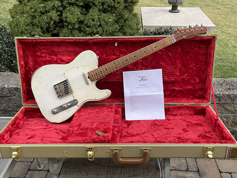 Palir TITAN Tele (NAMM) - Aged Trans White! | Reverb