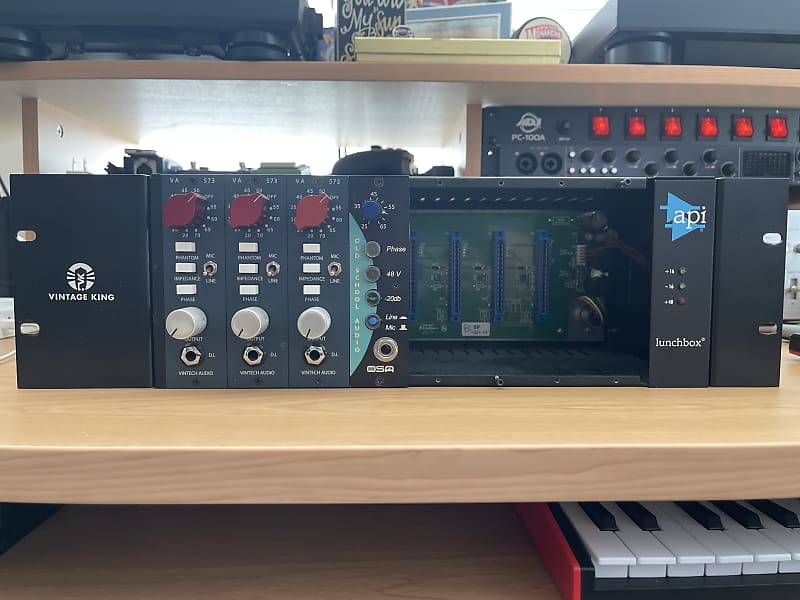 API 8 channel D Sub lunchbox with 4 Pre amps | Reverb