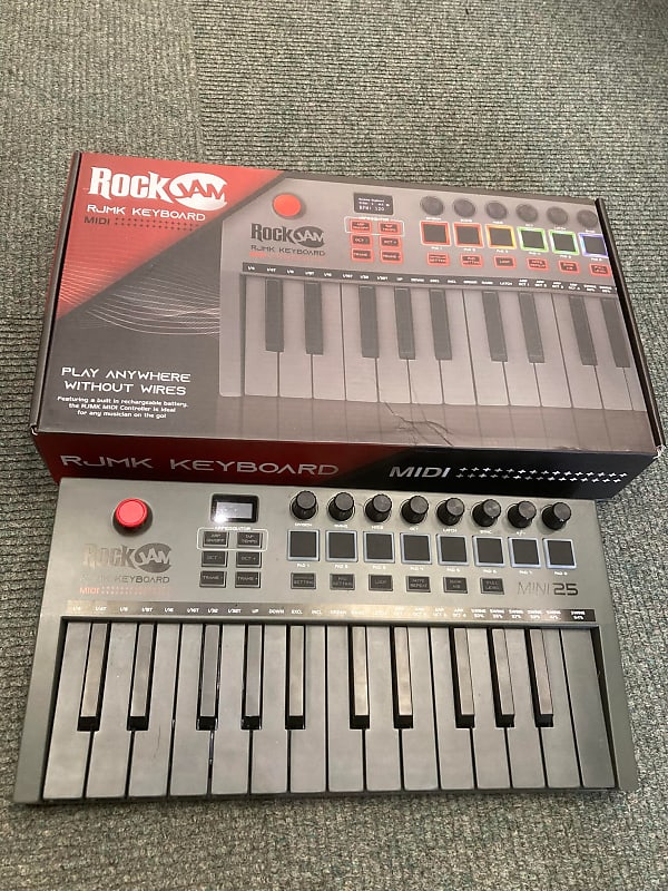 Rock Jam RJMK MIDI Keyboard - Grey | Reverb UK