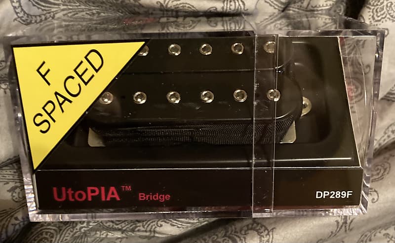 DiMarzio Utopia DP289 Bridge Black with Chrome Poles DP 289 | Reverb