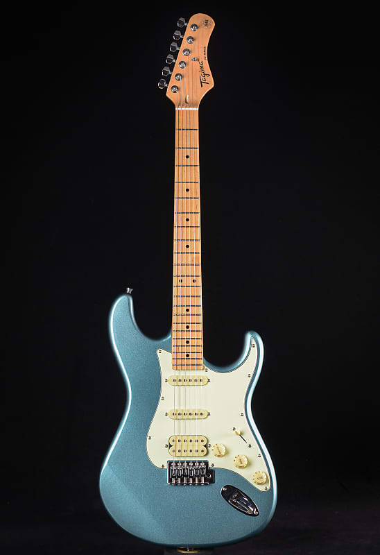Tagima TG-540 - Lake Placid Blue with Antique White Pickguard | Reverb