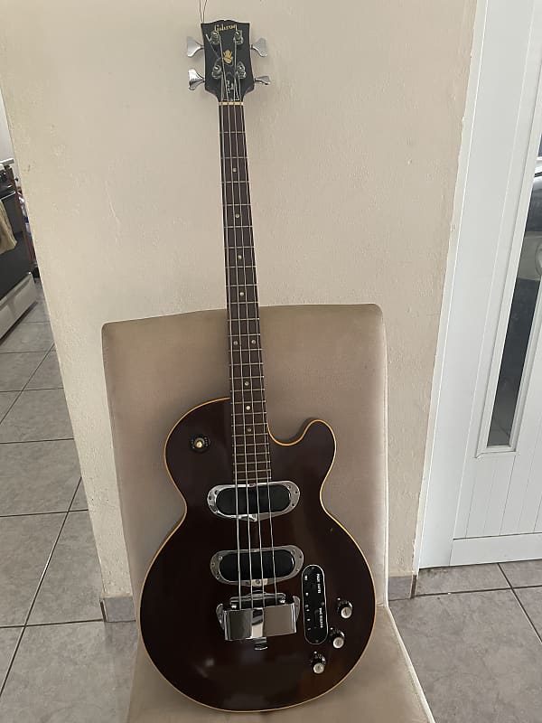 Gibson Les Paul Bass Guitar 1969 - Walnut | Reverb UK