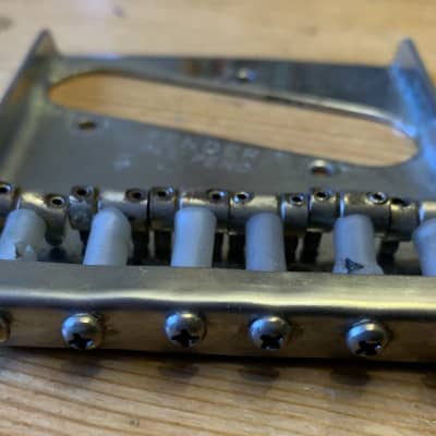Fender Telecaster 1959 original Top Loader Bridge - modified | Reverb