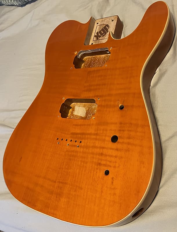 HH Telecaster Body Amber Flame Telecaster Amber Flame | Reverb