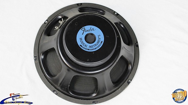 Fender 12-Inch Special Design Blue Label Speaker, 12" 4 ohm | Reverb