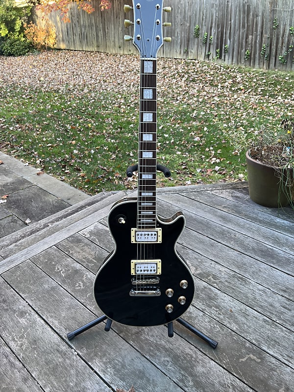 Memphis Les Paul Copy 1970's - Black | Reverb