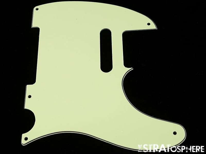 * NEW Mint Green Telecaster PICKGUARD for Fender USA Vintage | Reverb