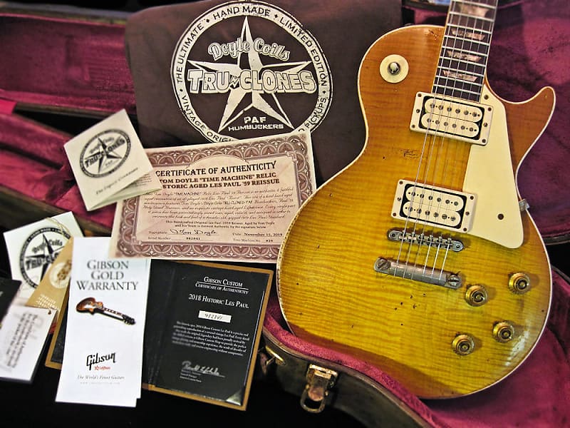 Gibson Les Paul '59 ~Tom Doyle "TIME MACHINE" #29 “SUPER | Reverb