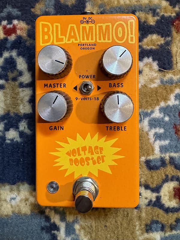 BLAMMO! Voltage Booster 2022 - Orange | Reverb