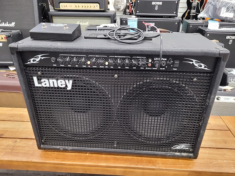 Laney LX120 Twin 2x12 Combo Black | Reverb
