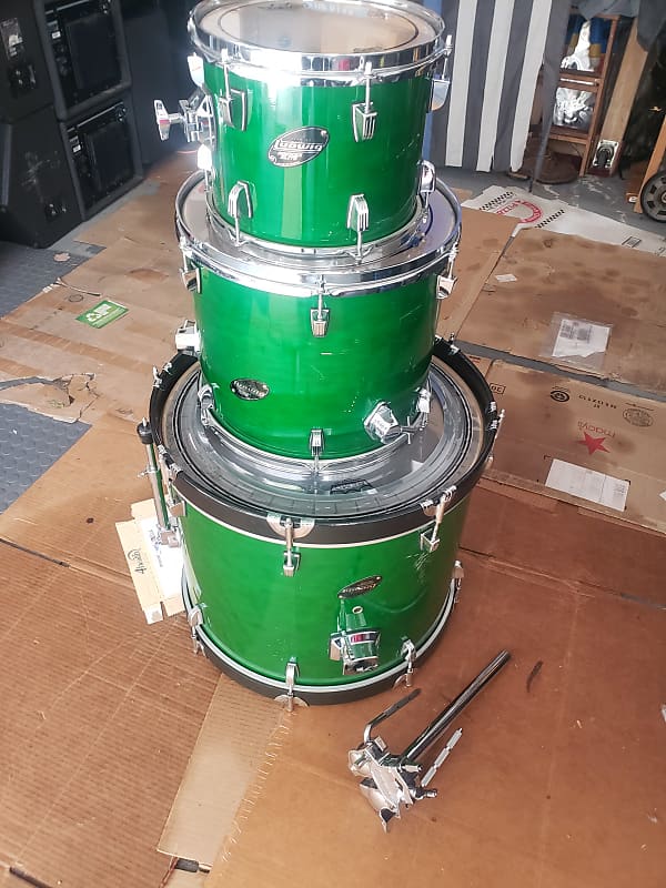 Ludwig Rocker elite 2000 - Green see thru | Reverb