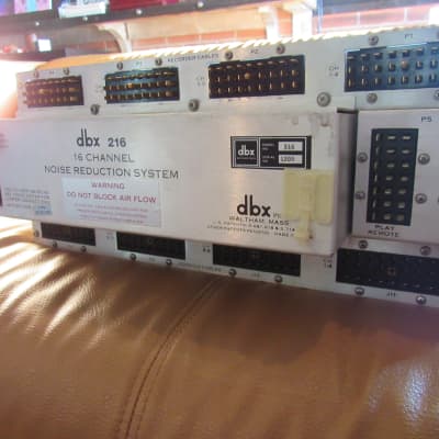 DBX Model 216 with eight dual channel DBX 310D cards 1980 | Reverb
