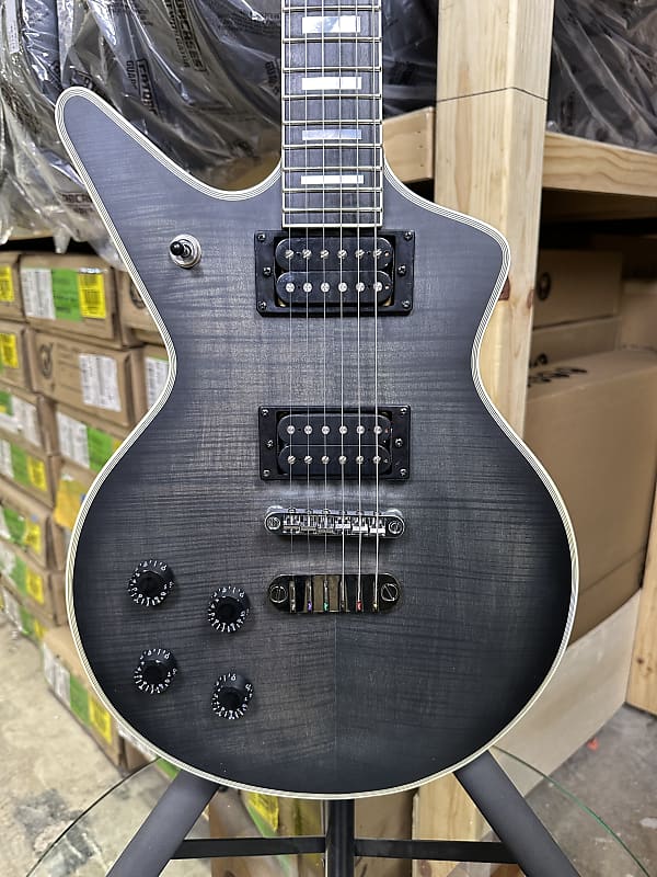 Dean Cadillac 1980 Left-Handed - Trans Black Satin #60141 | Reverb