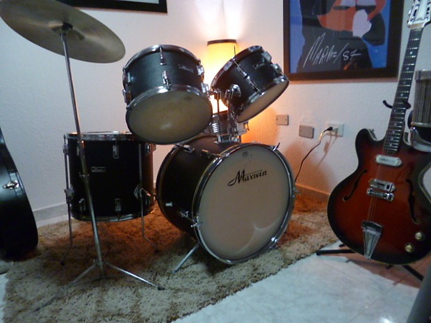 MAXWIN 505 1970 black leather | Reverb