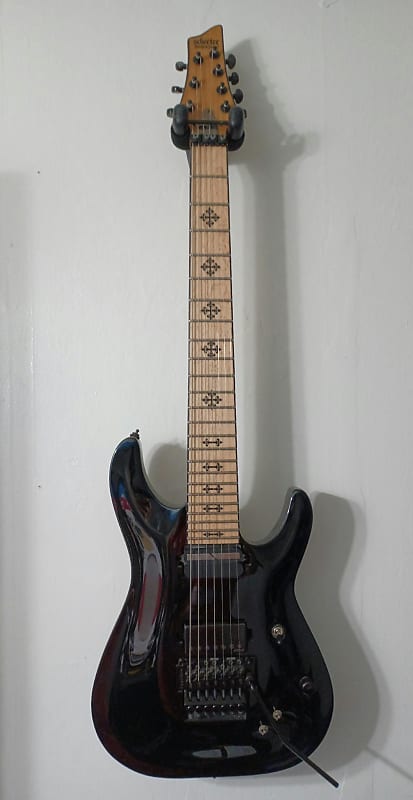 Schecter JL7 FR with Sustainiac pickup 2016 Black | Reverb