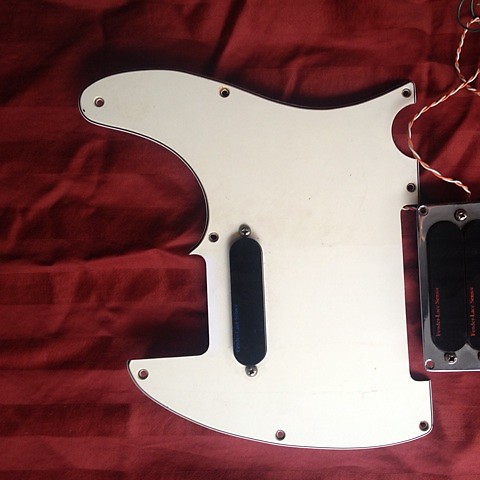 Fender Telecaster Plus Lace Sensor Pickups - Blue Neck | Reverb