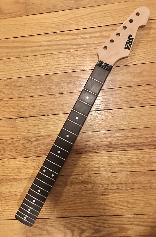ESP Replica Rosewood Guitar Neck with Floyd Nut | Reverb