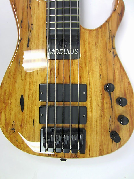 Modulus Q5 Sweet Spot TURBO Spalted Maple Bass Guitar w/ OHSC | Reverb