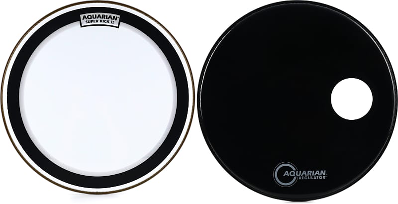 Aquarian Drumheads Superkick II Clear Bass Drumhead - 20 inch | Reverb