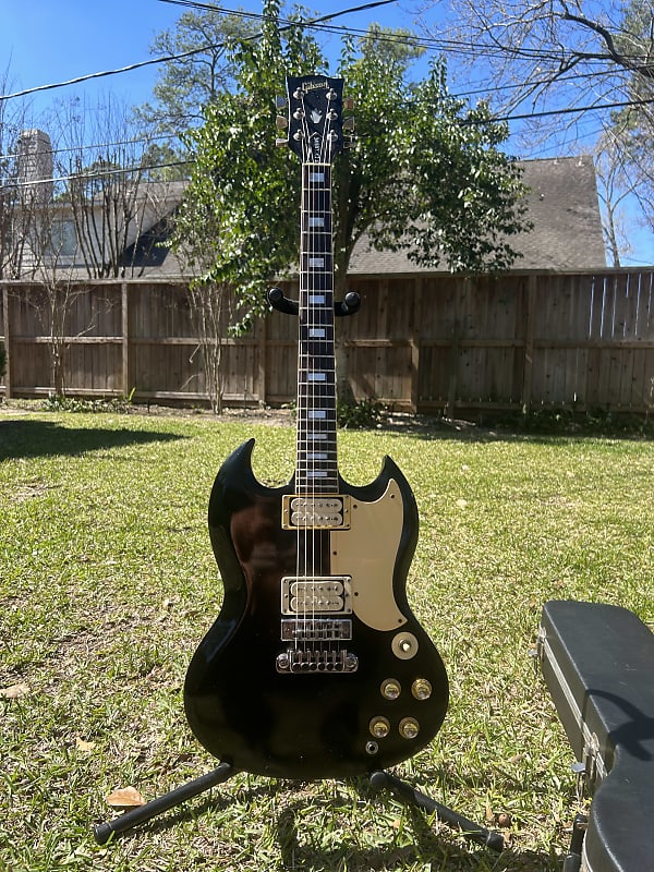 Gibson SG Exclusive 1979 - Ebony (owned by Pat | Reverb Australia