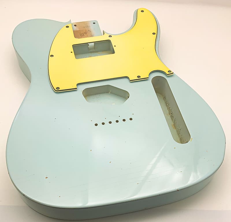 4lbs 6oz BloomDoom Nitro Lacquer Aged Relic Faded Sonic Blue | Reverb