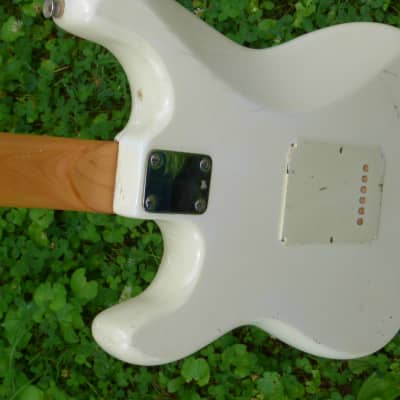 Cort electric guitar strat style white | Reverb