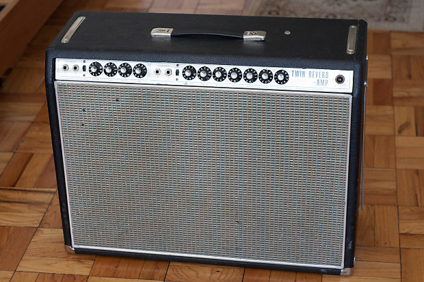 Fender '68 Twin Reverb Tube Combo Amp Silverface | Reverb
