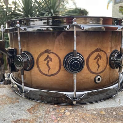 RARE DW Collectors Neil Peart Snakes and Arrows - Birds Eye | Reverb