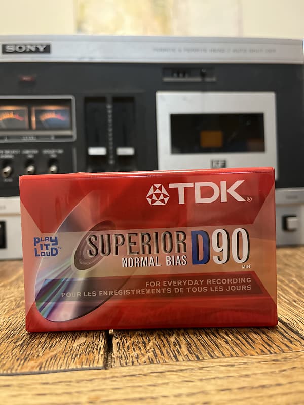 TDK D90 Normal Bias Cassette 2000’s - Red | Reverb