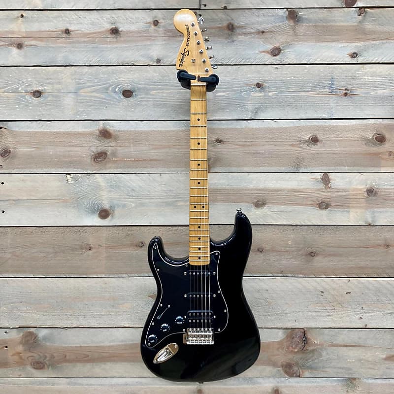 Squier Vintage Modified 70's Stratocaster Left Handed - Black | Reverb