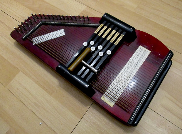 1966 German 6 bar chordharp zither autoharp with tuning | Reverb UK