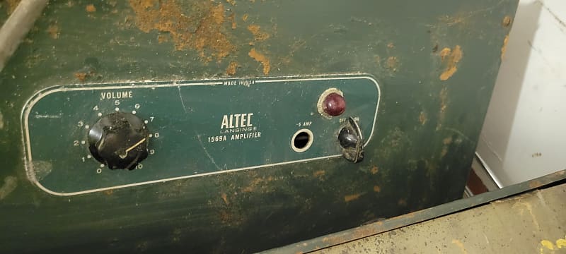 2 Altec Lansing 1569a Tube Amplifier 1569a 1960s Matte | Reverb