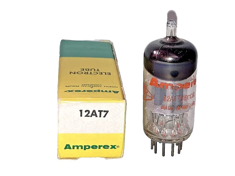 Amperex 12AT7 ECC81 Tube, Tested, NOS/NIB | Reverb