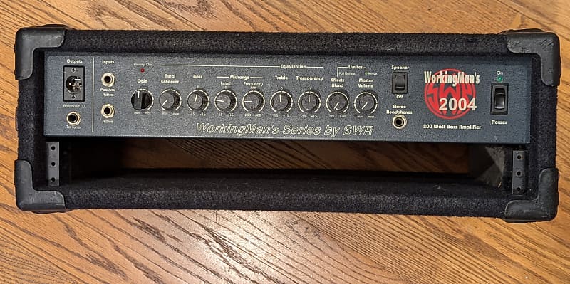 SWR Workingman's 2004 Bass Amp Head - 2000's - Black | Reverb