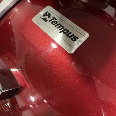 Milestone 4 PC Fibreglass Drums Tempus Milestone Red | Reverb