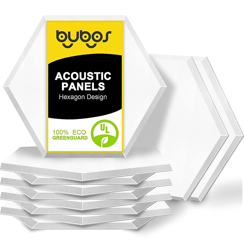 12 Pack Hexagon Acoustic Panels Soundproof Wall Panels,14 X | Reverb
