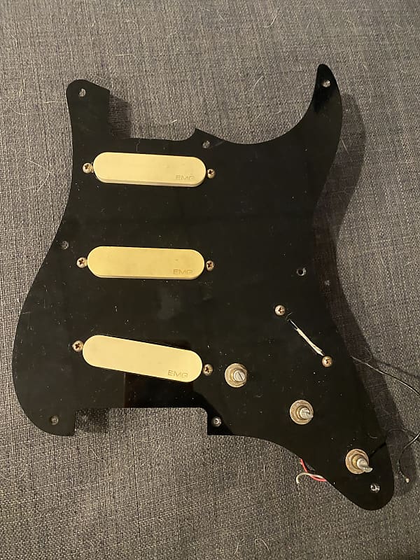 EMG Gold Single Coil “S” Set 1979 Loaded Pickguard | Reverb