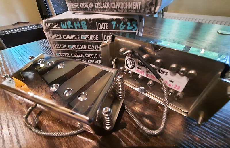 Matched Pr. Madlove Pickups CuNiFe Wide Range Humbuckers | Reverb