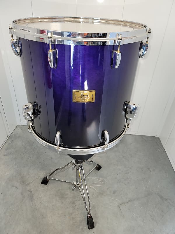 Pearl BRX Masters Studio 18" X 16" Floor Tom 2000's Midnight | Reverb