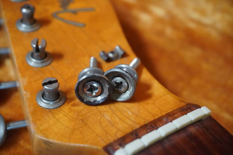 Fender Stratocaster Strap Buttons 1960s Telecaster | Reverb