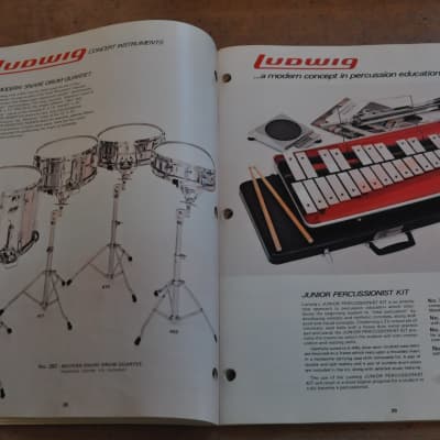 Ludwig vintage catalog booklet brochure. 1975 | Reverb