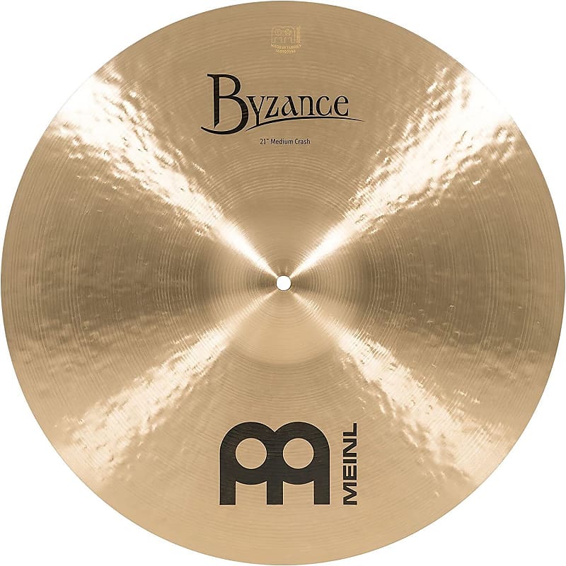 Meinl 21" Byzance Traditional Medium Crash Cymbal | Reverb