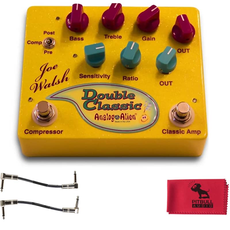 Analog Alien Joe Walsh Double Classic Guitar Effects Pedal w/ | Reverb