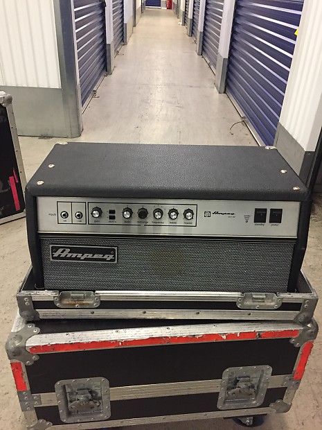 Ampeg SVT AV Bass Head Silver Face inc. Flight Case (Bombay | Reverb