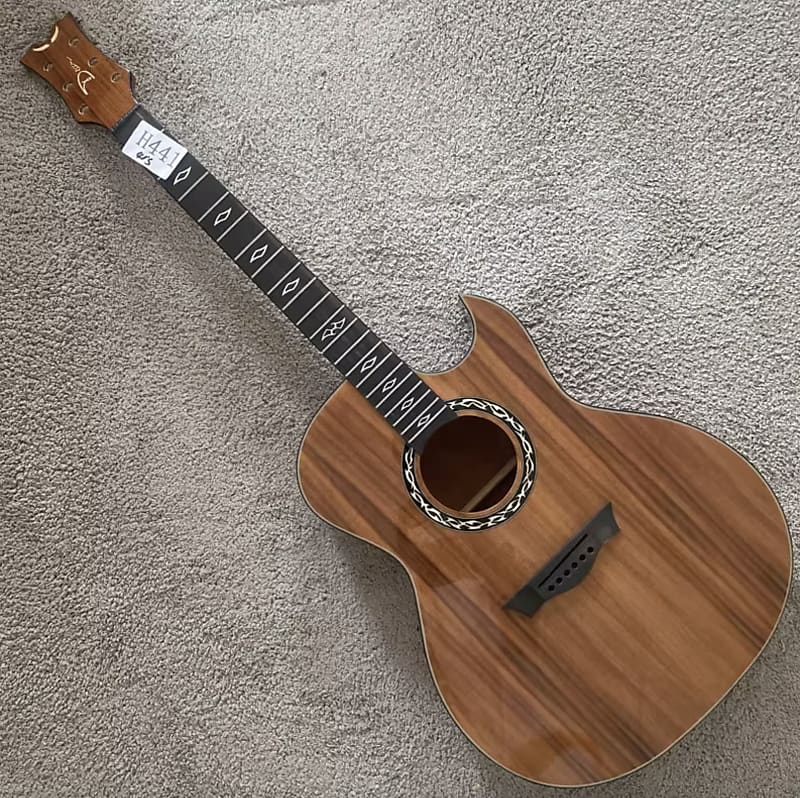 Dean Acoustic Electric Guitar, Mahogany Body and Neck, | Reverb