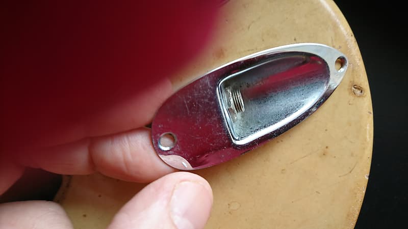 70s 1973 vintage Fender stratocaster guitar jack plate | Reverb