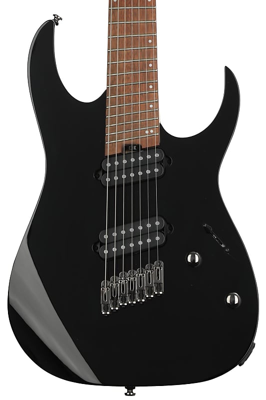 Ibanez RGMS7 7-string Electric Guitar - Black | Reverb