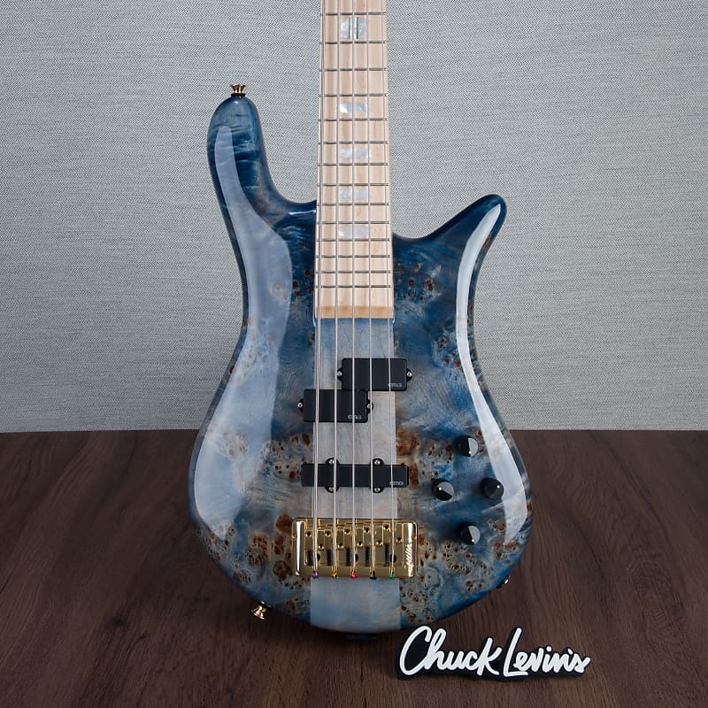 Spector Euro 5 LT 5-String Bass Guitar - Exotic Poplar Burl | Reverb