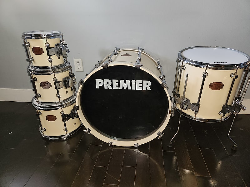 Premier Signia mid 90's - Coral White | Reverb